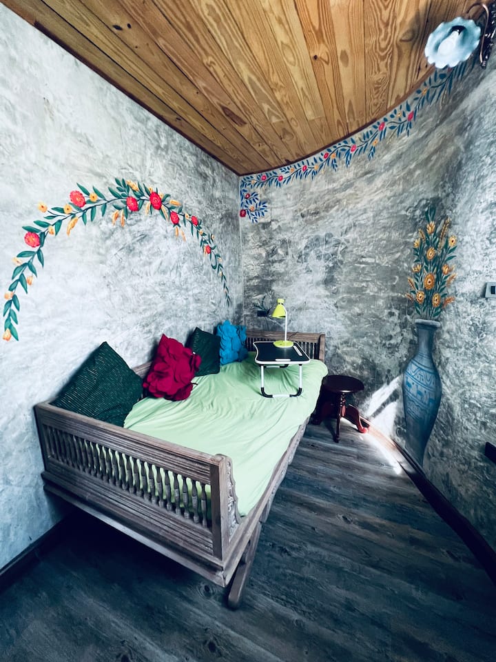 Unique Mushroom Earthen House | Leafy Greens (M1) - Chiang Mai, Thailand