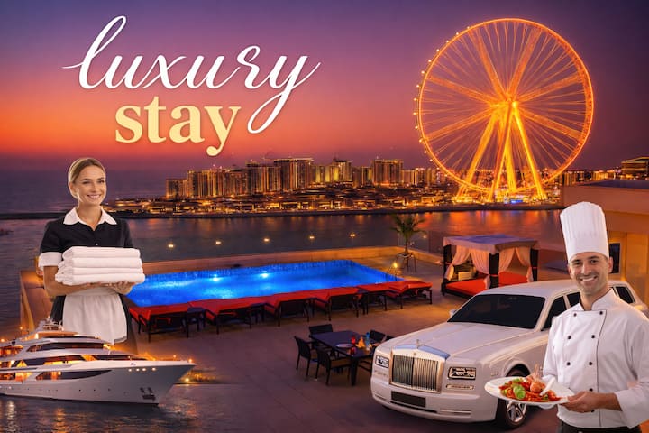 Jbr Penthouse With Pool Yacht/maid/chef Included! - Dubai Marina