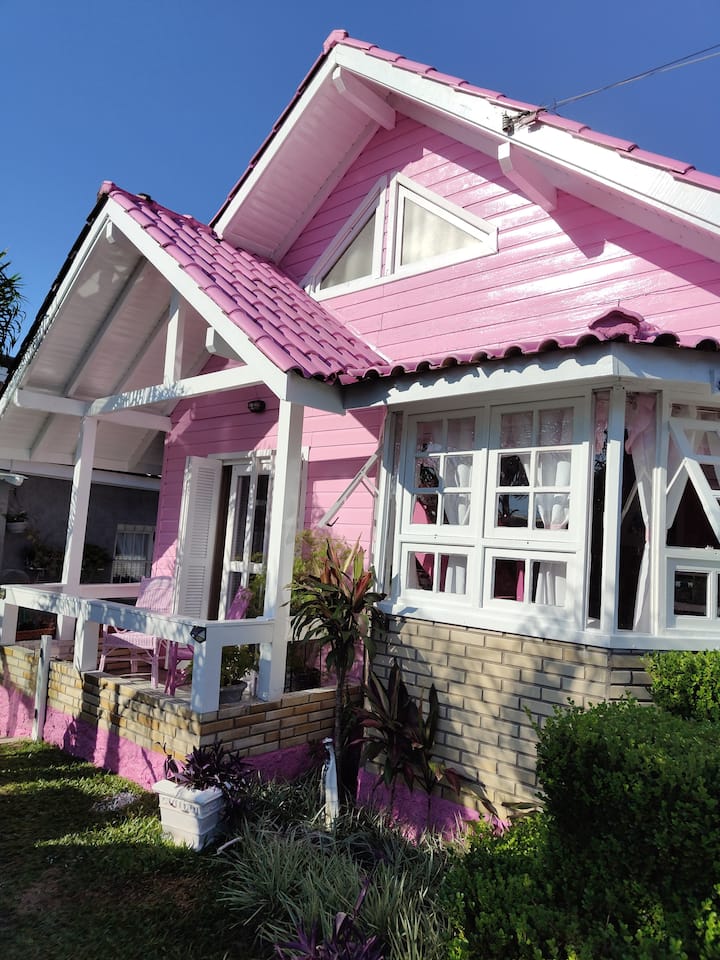 Chale Encantos Rosa House - Canela