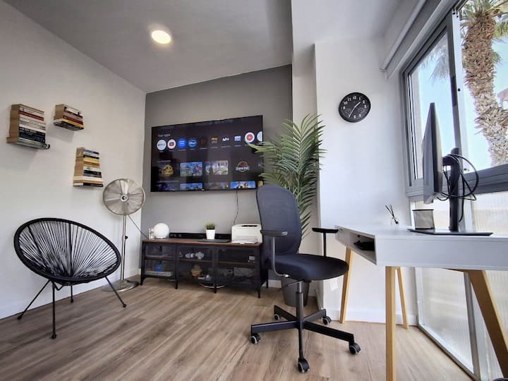 Reareal Center: 70" Tv, 1gb Wifi, Air-conditioning - Santa Cruz de Tenerife