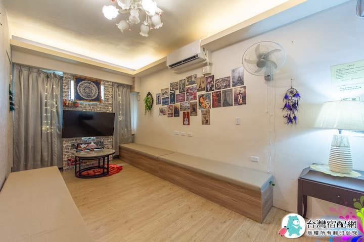 (两房1廳)6-8人房~位于中西區,火車站步行15分鐘即可達,交通便利 - Tainan City