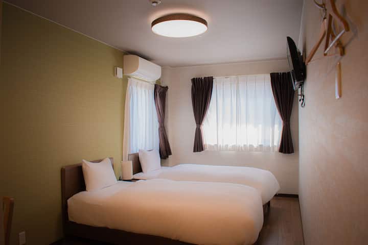204 Small Twin / Free Wifi/private Bathroom - Kyoto