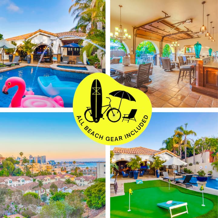 Private Luxury Resort Home In Of The City - Pool Spa Outdoor Lounge Casa Paradiso - Coronado, CA