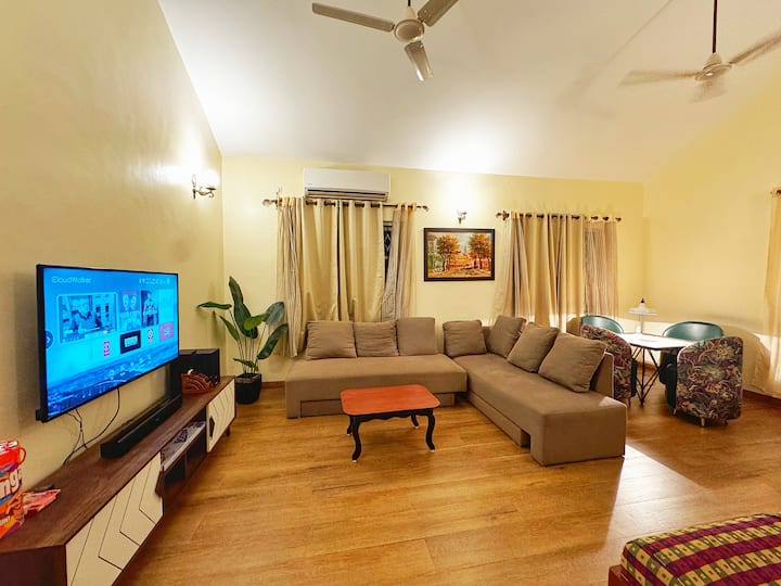 Coastal Paradise~ 3bhk W/bbq, 3 Mins From Beach - Goa