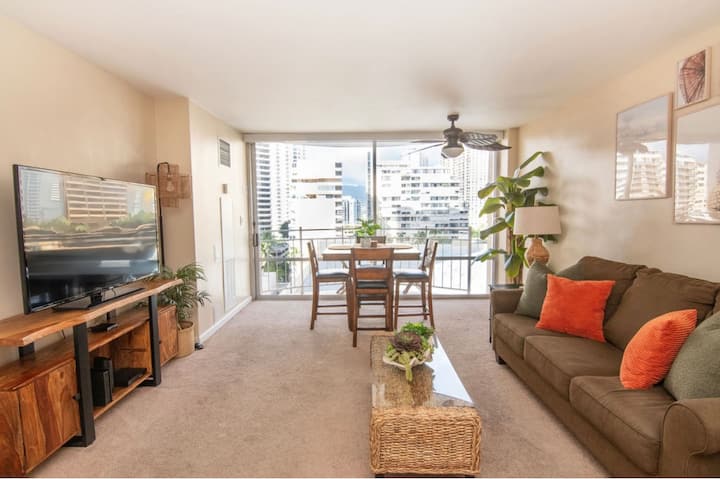 Waikiki City View - Walk To The Beach 1br - 하와이