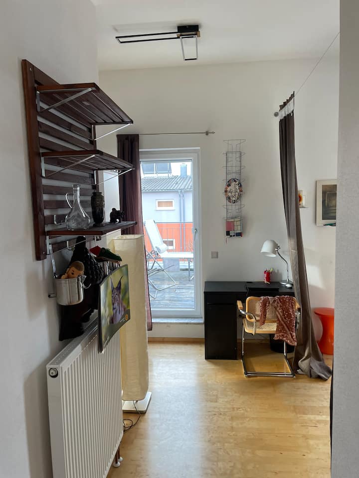 Cool Attic Room With Own Bathroom - Augsburg