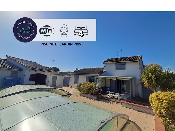 Villa Avec Piscine & Jardin – Hauteurs De Moissac - Tarn-et-Garonne