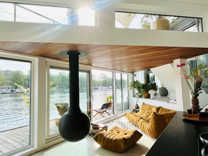 Amazing Luxurious Houseboat City Centre. - Ámsterdam