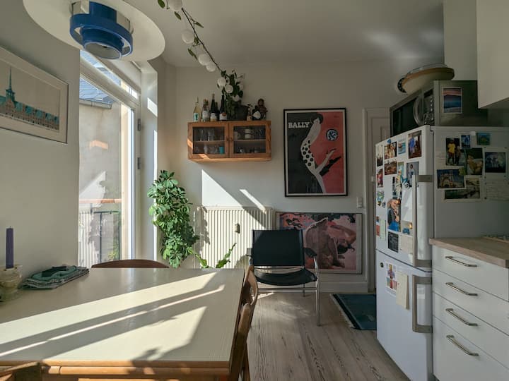 Bright & Peaceful 70m² Vesterbro Retreat - Copenhague