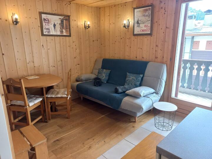Appart 4 Pers - Plein Centre Des Carroz - Au Calme - Flaine