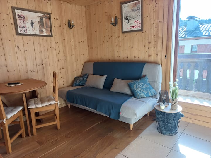 Appart 4 Pers - Plein Centre Des Carroz - Au Calme - Les Carroz d'Arâches