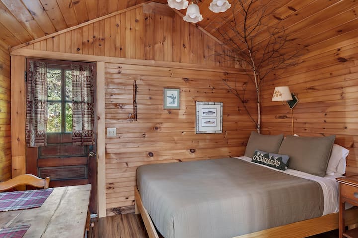 Rustic Skylight Adirondack Cabin - Adirondack Mountains