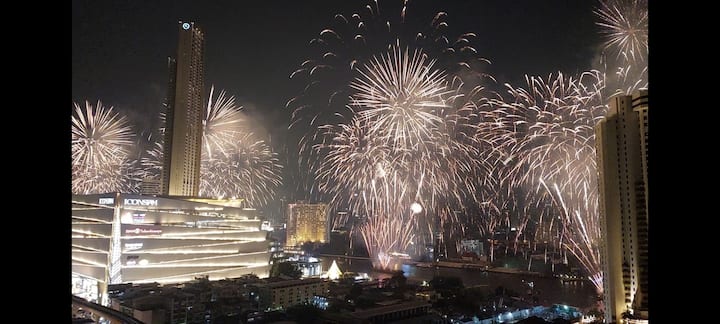2bedroomwifi-river View Fantastic Sun Set,iconsiam - Phra Pradaeng