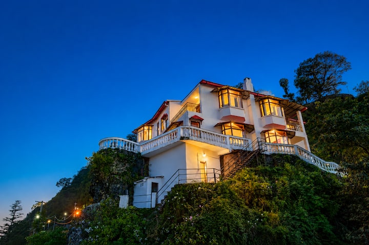 4bd Snow-capped Peak View Pvt Villa | W/cook & Bbq - Mussoorie