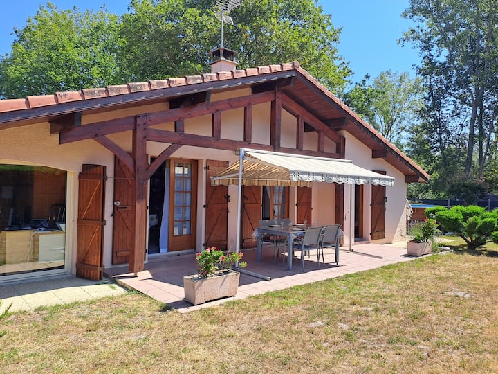 Maison La Bouée Rouge Piscine, Océan, Lac, Tennis - Vielle-Saint-Girons