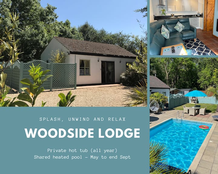 Poolside Lodges Norwich: Woodside Private Hot Tub - Norwich