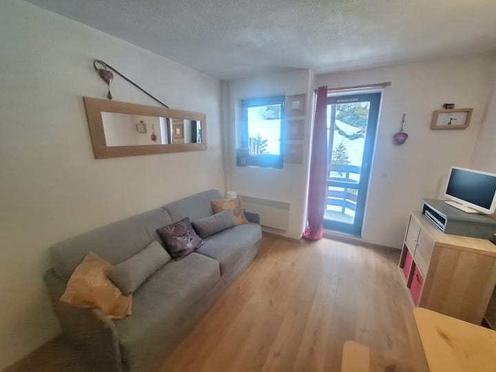 Studio Rénové Au Pied Des Pistes La Rosiere - La Rosière