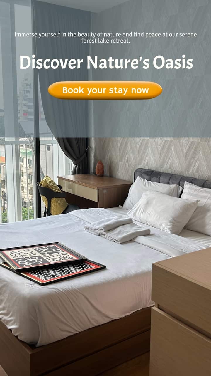 564市中心公寓park24 天际泳池 近Bts车站 Em商场 直达暹罗/Asoke3 - Bangkok