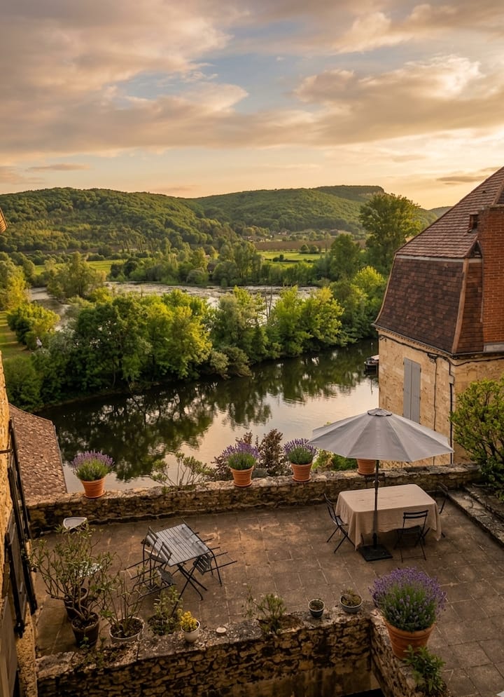 Duplex De Charme Vue Exceptionnelle Surla Dordogne - Vezac