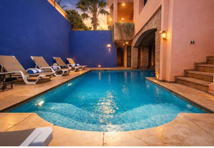 Superbe Villa Avec Piscine Privée En Plein Centre - モロッコ