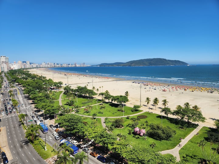 Frente à Praia, Melhor Vista E Avaliação, Varandas - Santos