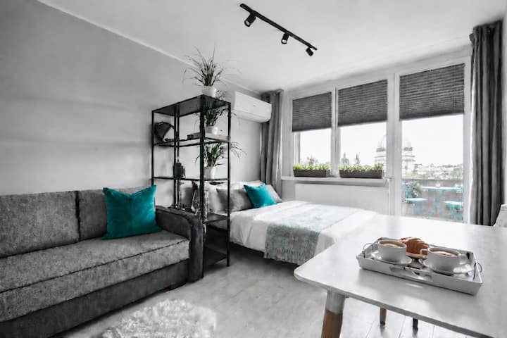 Roma Apartment Studio Top Center Station Ac - Warsaw