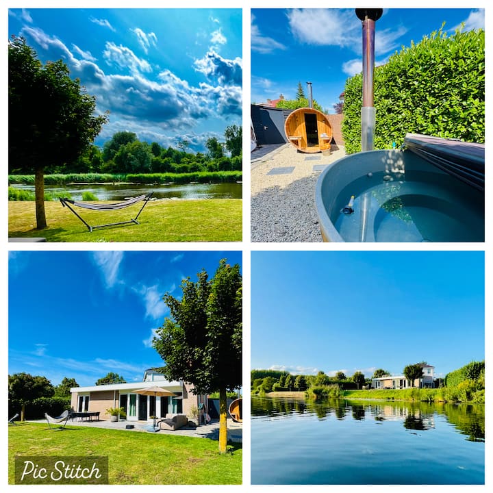 Privé Wellness &Spa Villa Waterfront
Sauna &Hottub - Zeewolde