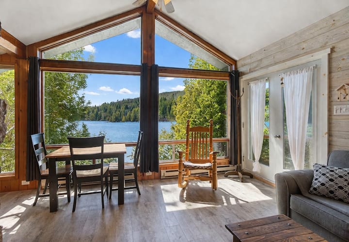 L'extase - Chalet Rustique Bord De L'eau - Laurentides