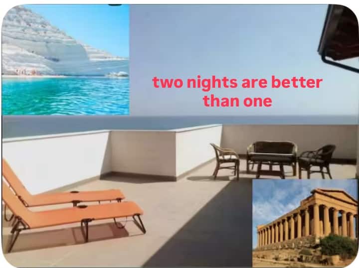 Attico Vista Mare Tra La Scala&la Valle. Park/wifi - Province d'Agrigente