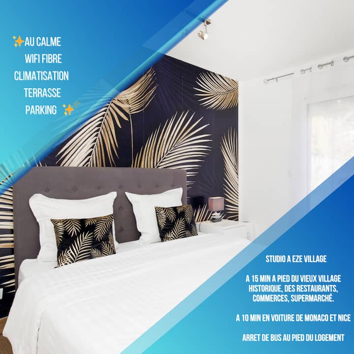 Studio Au Calme Avec Parking Entre Nice Et Monaco - La Turbie
