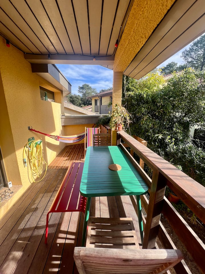 T2 De 50m2 Avec Terrasse+clim,plage à 800m - Seignosse
