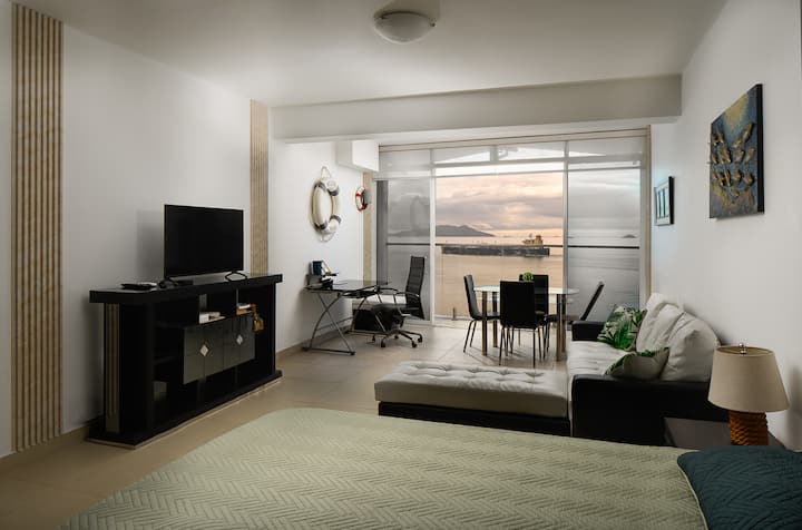 Panama Canal & Panamacity - Oceanfront Studio/apmt - Panamá