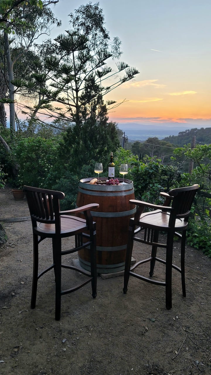 Garden Retreat With Wine Terrace & Empordà Views - Begur