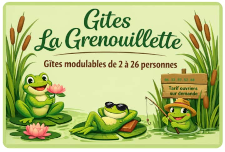 Gîtes Modulables De 2 / 8 Chambres Marais Poitevin - Pays de la Loire