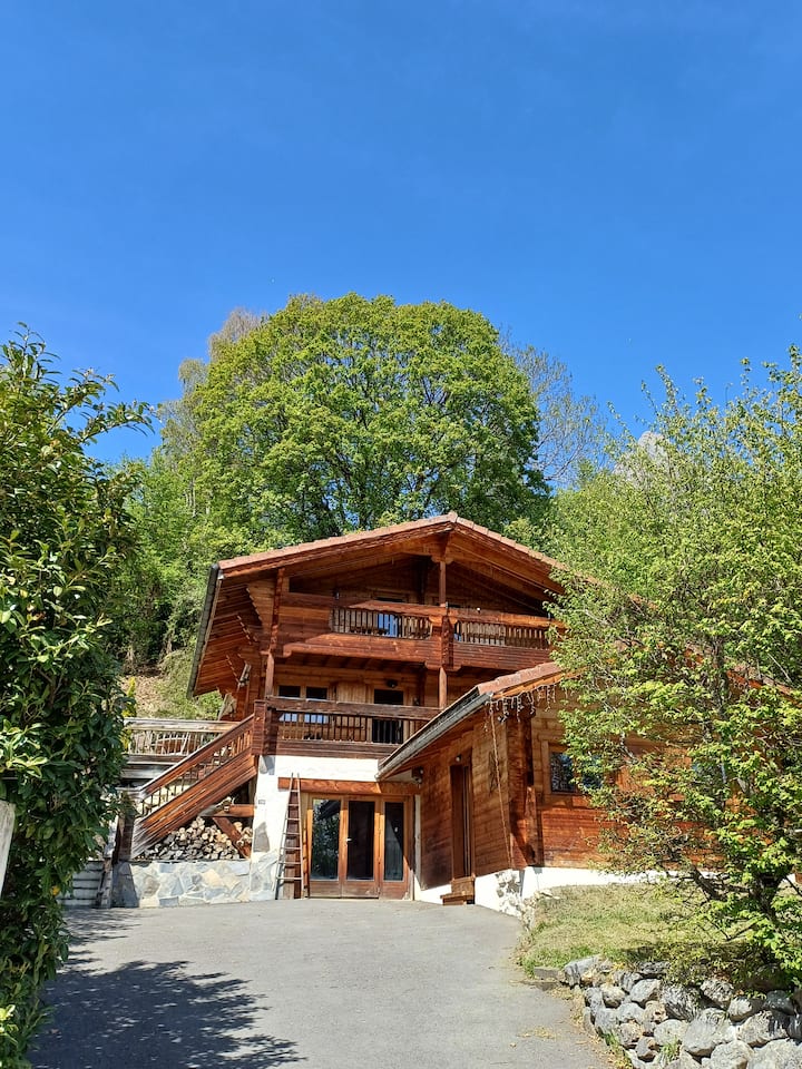 Chalet Vue Mont Blanc Avec Bain Nordique Chauffé - Cordon