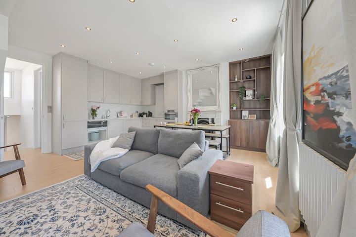 Large 3bed Victorian Penthouse In Maida Vale - Saint Pancras Station - London