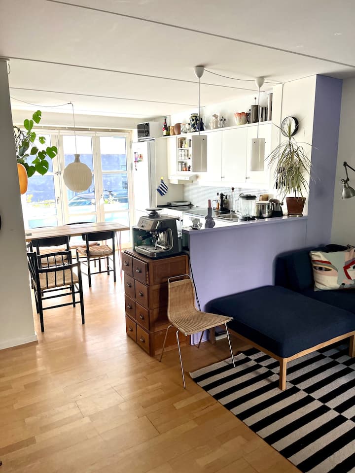 Vesterbro Apt. With Private Garden. - Copenhague