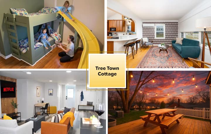 New Slide Bunk Bed | Sleeps 8 | Pack N Play Onsite - 安娜堡