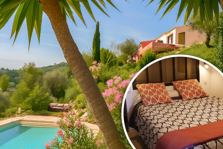 Terrasse & Vue Dans Villa – Villacarros - Carros