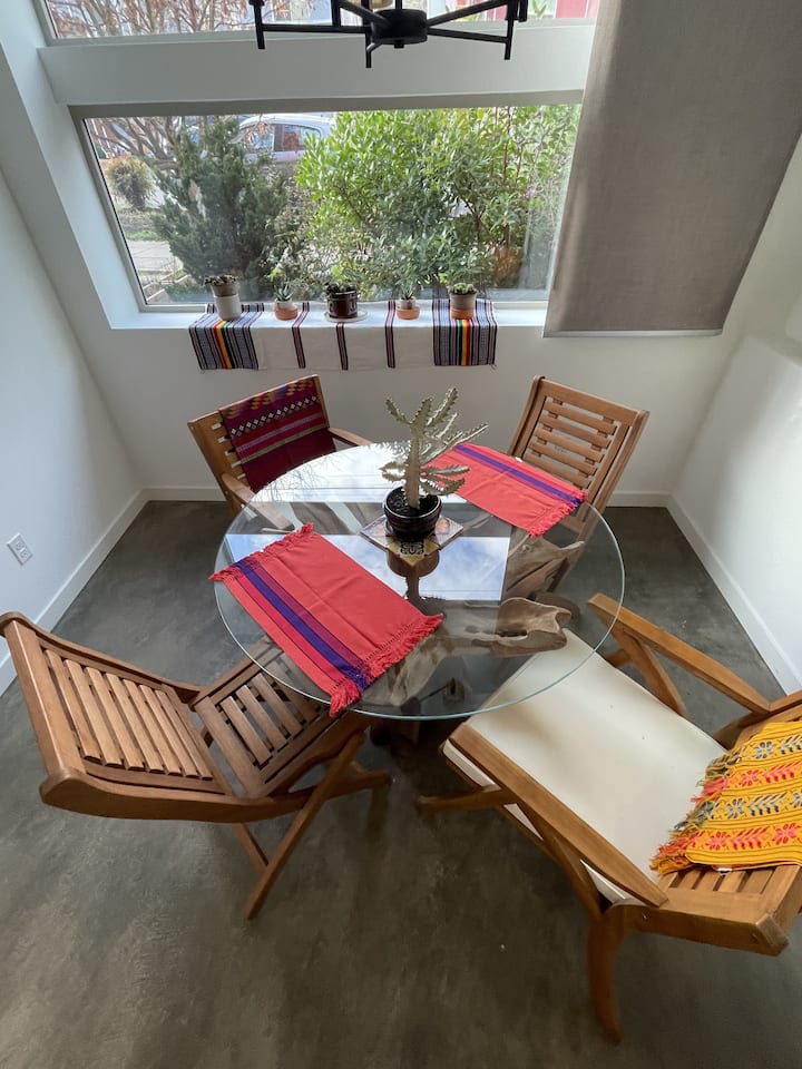 Casa Roja - Private Bedroom, Kitchen & Living Area - Seattle, WA