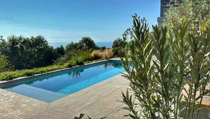 Villa Avec Piscine Et Vue Mer Deauville/trouville - Villerville
