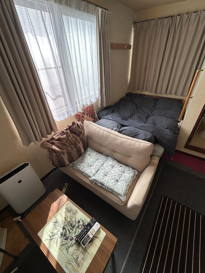 8️⃣ドア別アパート完全個室 狭いですが専用トイレお風呂付きで地下鉄近く静かな住宅街です - Hokkaidō
