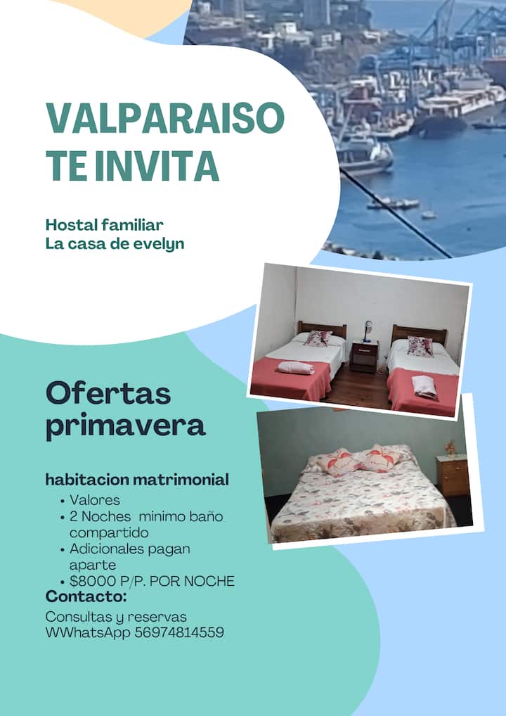 Hostal Familiar La Casa De Evelyn - Valparaíso
