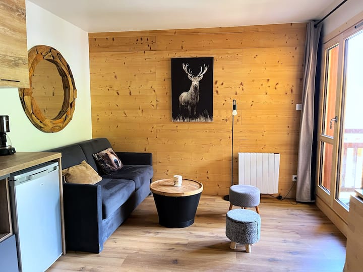 Studio Rénové - Centre Station - Parking Couvert - Les Deux Alpes