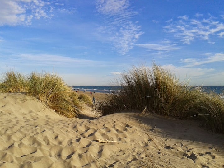 Carnon, 50 M De La Plage, Rdc Indépendant De Villa - Carnon