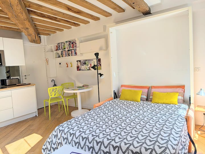 Charmant Studio Au Coeur De Paris, Climatisation - Chatelet - Les Halles - París