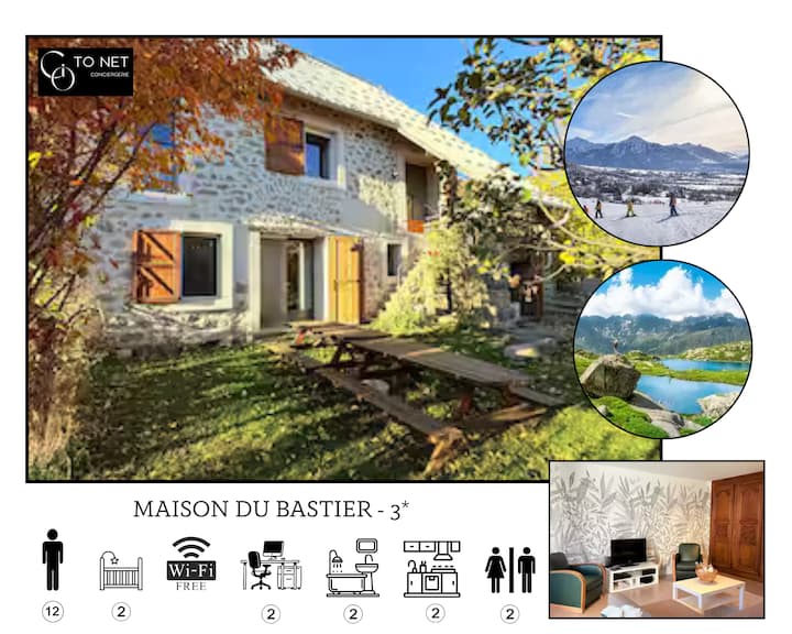 Grand Gîte D’époque – Maison Du Bastier 4* - Saint-Bonnet-en-Champsaur