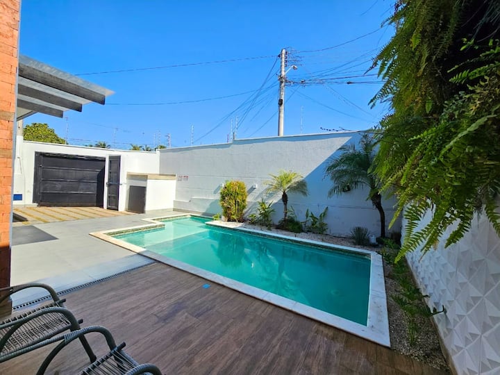 Bela Casa Com Piscina Em Americana - Americana