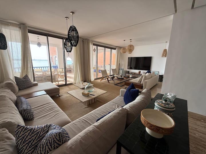Duplex Bohème •Terrasse Xxl Vue Océan • 5 Chambres - Bouznika