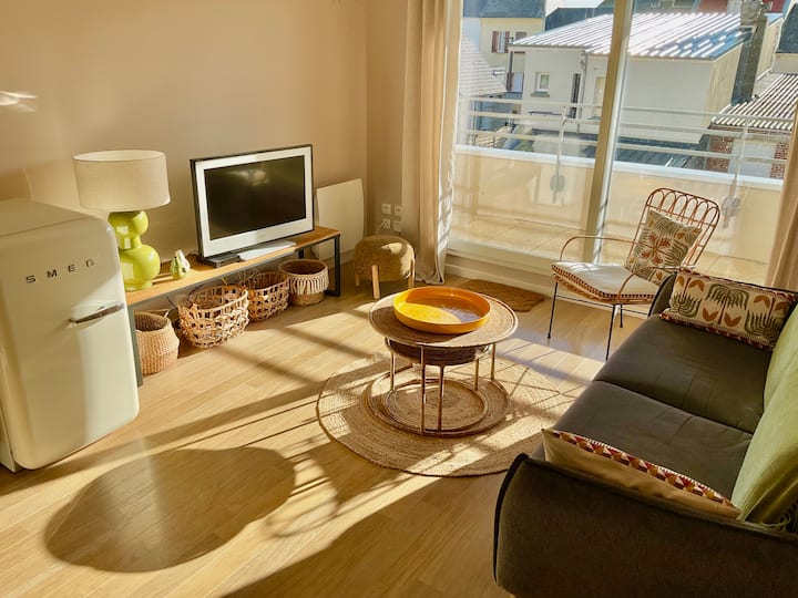 Coquet 50m2 Plein Sud, Vue Mer, Plage à 30m - Stella Plage